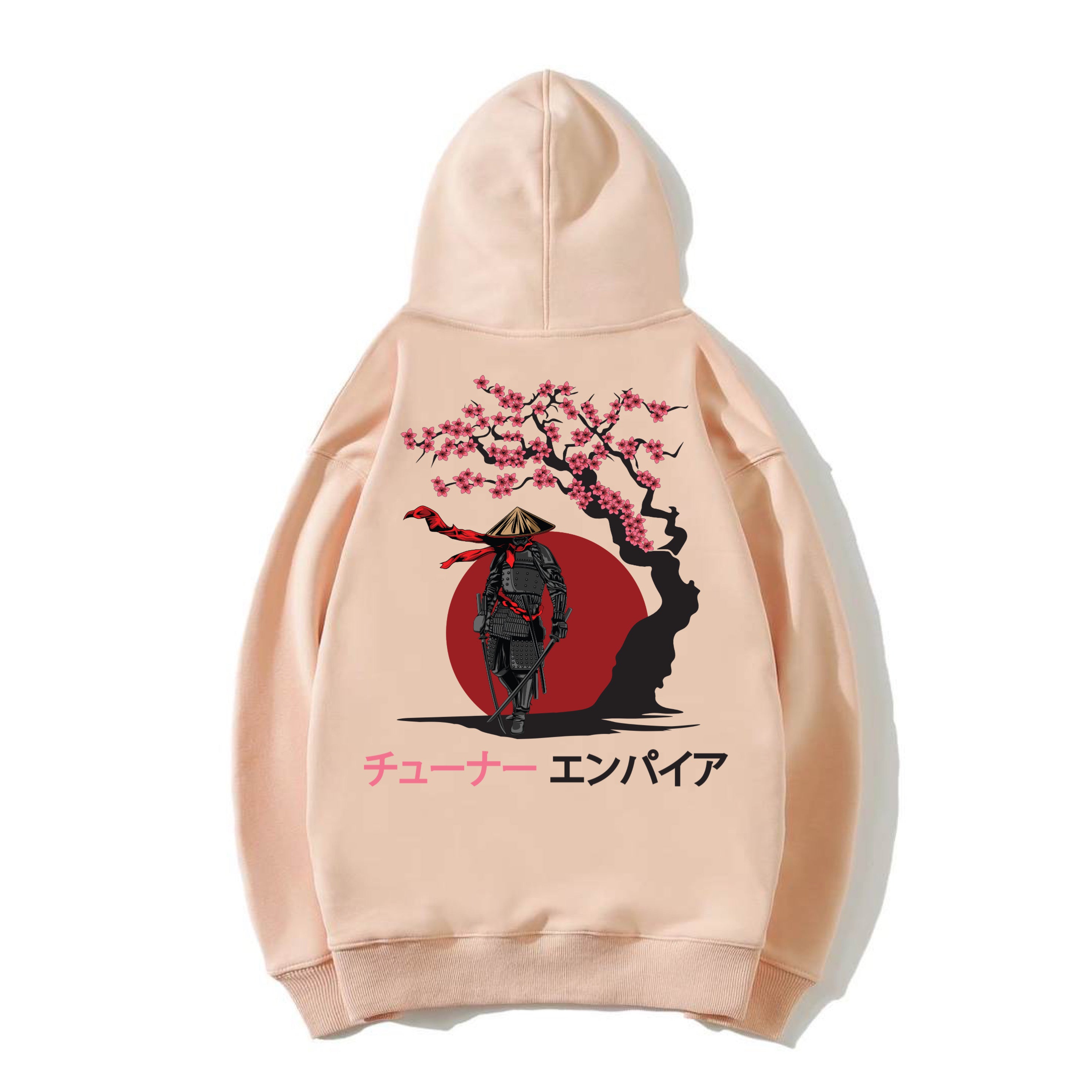 Sakura + Ronin Pink Premium Hoodie – TUNER EMPIRE